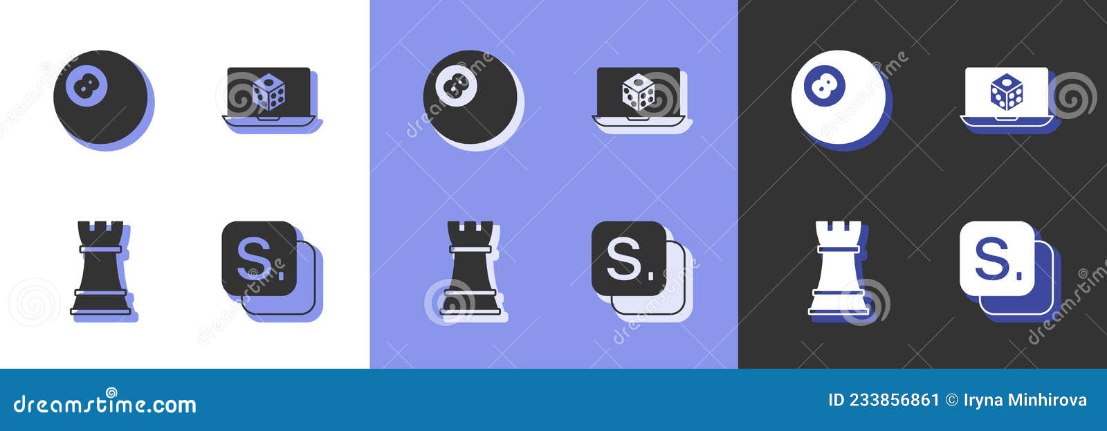 Set Bingo, Billiard Pool Snooker Ball, Chess and Game Dice Icon. Vector ... Set Bingo, Billiard Pool Snooker Ball, Chess and Game Dice Icon. Vector ...