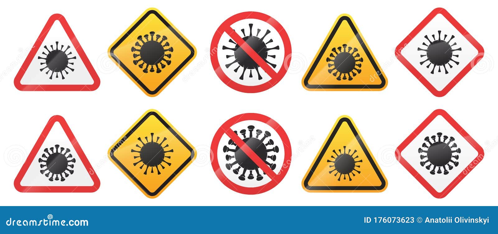 Alert Signs Vector.Attention Please Concept Vector Illustration Of ... Alert Signs Vector.Attention Please Concept Vector Illustration Of ...