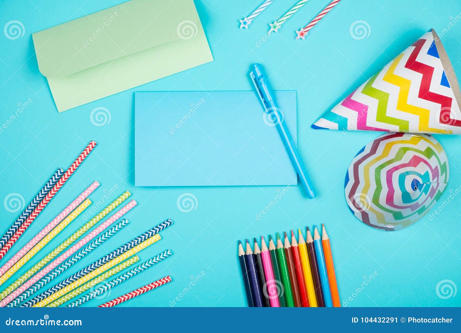 Birthday party objects stock image. Image of beautiful - 104432291
