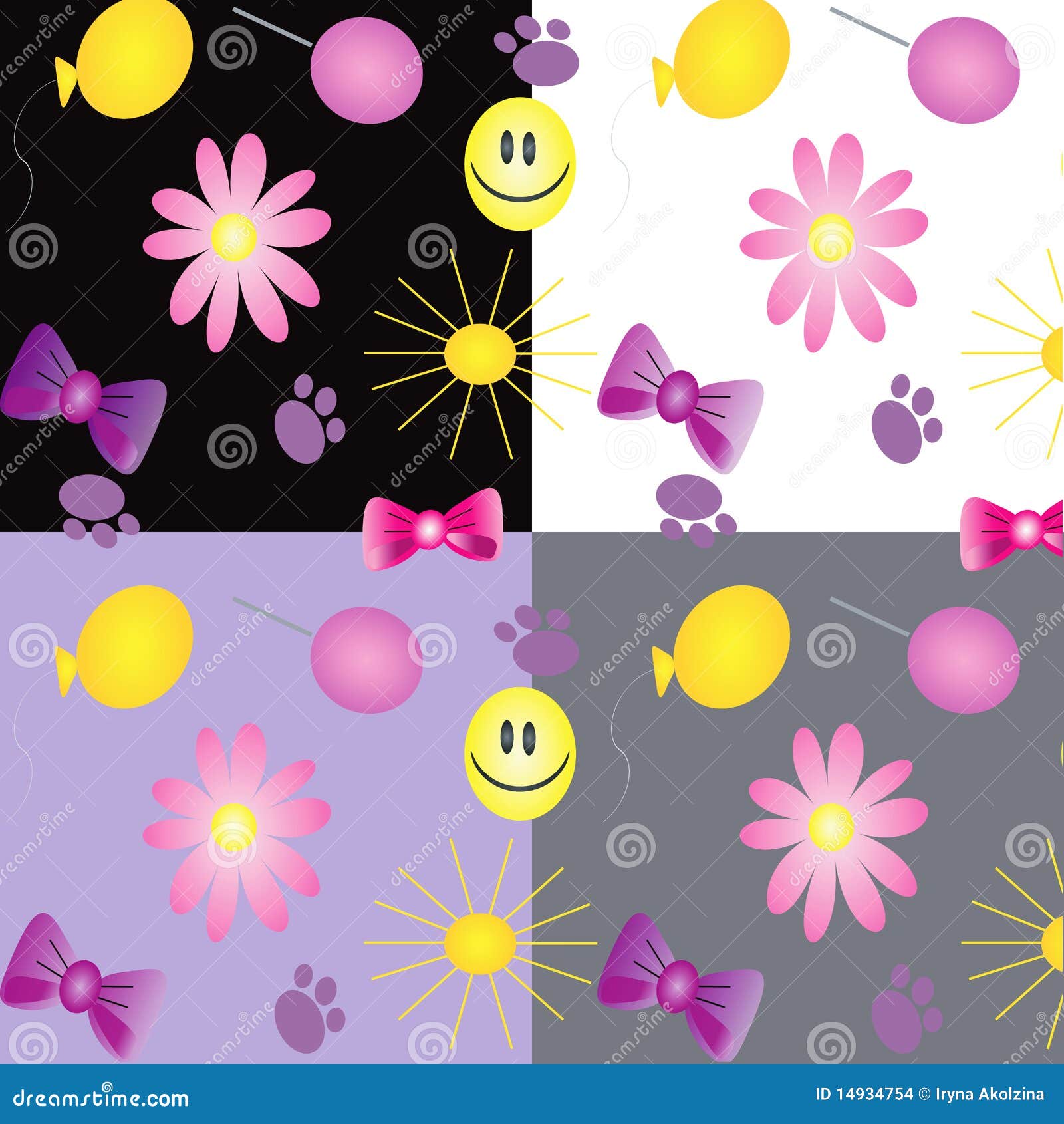 Set:birthday Texture ,vector Stock Vector - Illustration of lilac ...