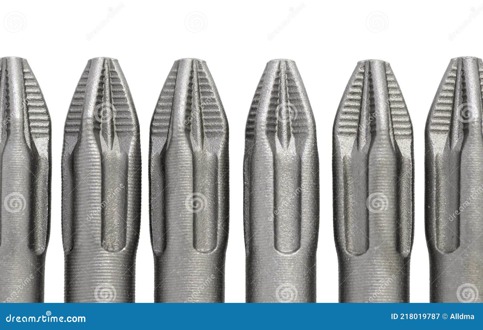 Set of Bits for the Screws. Selection of Replaceable Shapes and Bits ...