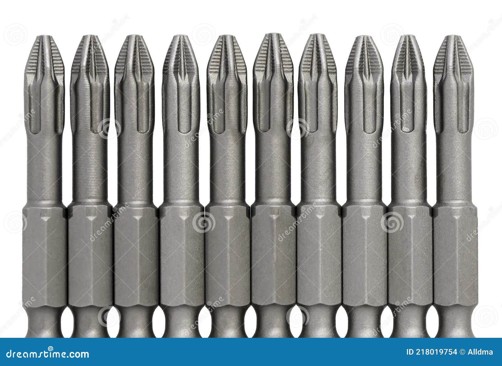 Set of Bits for the Screws. Selection of Replaceable Shapes and Bits ...