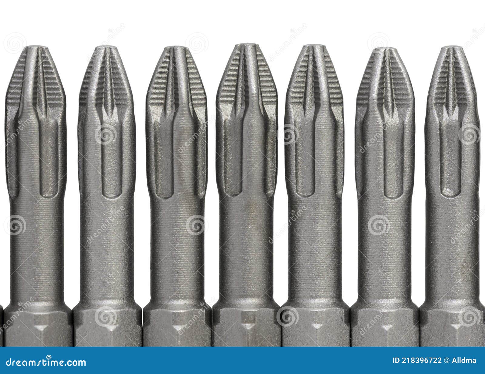 Set of Bits for the Screws. Selection of Replaceable Shapes and Bits ...