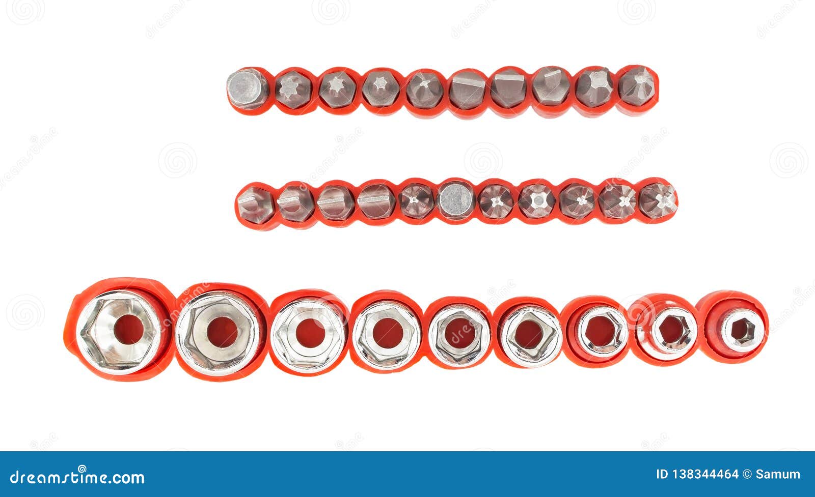 Set of bits on white stock photo. Image of bits, equipment - 138344464