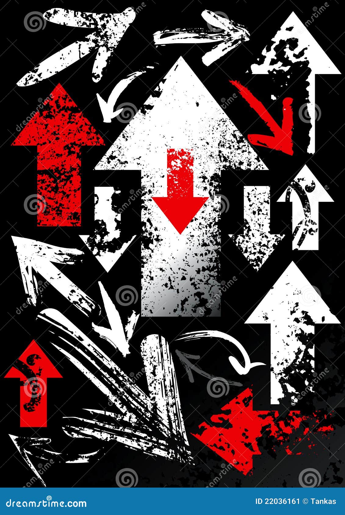 Set of black arrows stock vector. Illustration of icon - 22036161