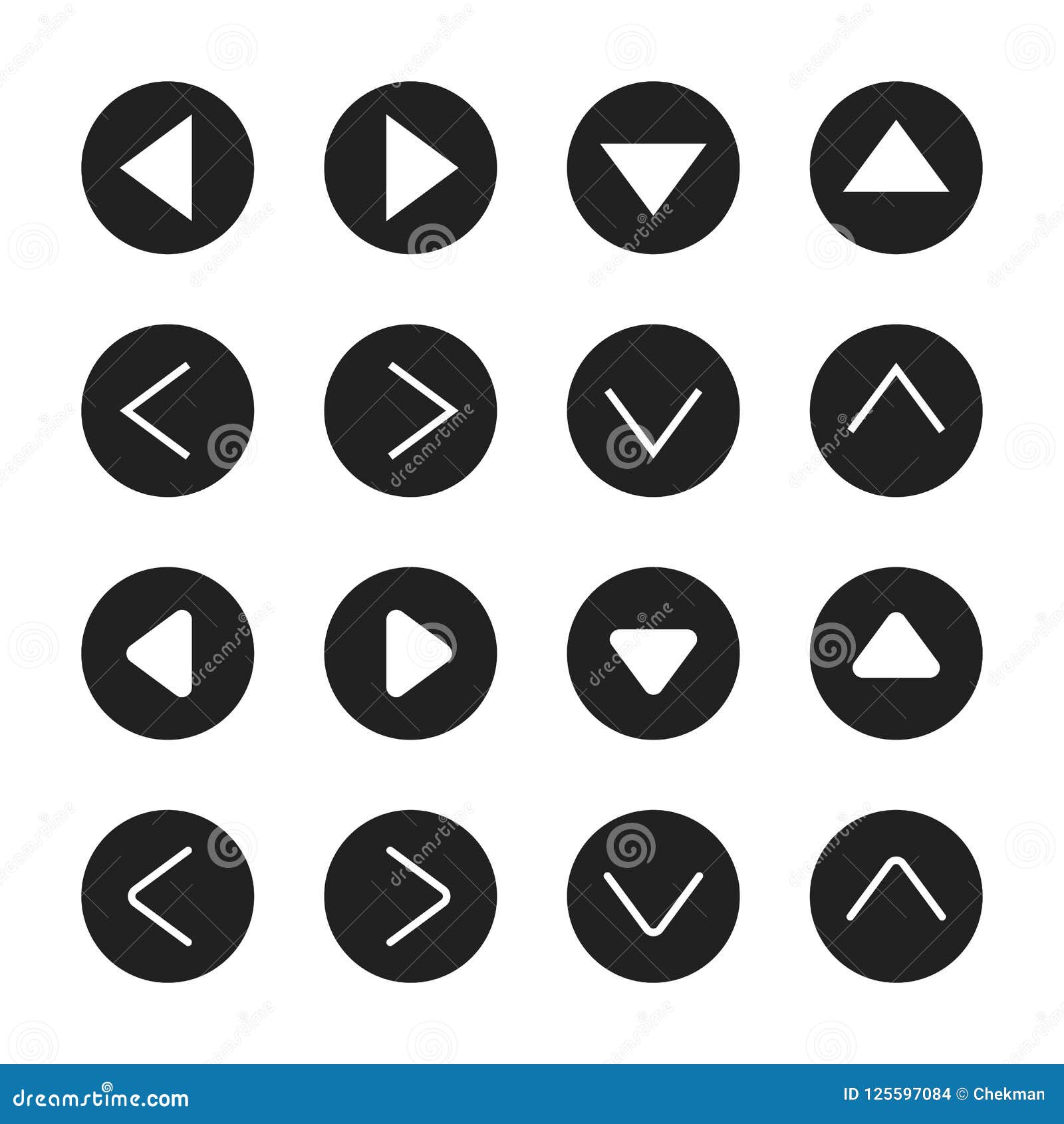 Set of Black Arrows. Vector Illustration Stock Illustration ... Set of Black Arrows. Vector Illustration Stock Illustration ...