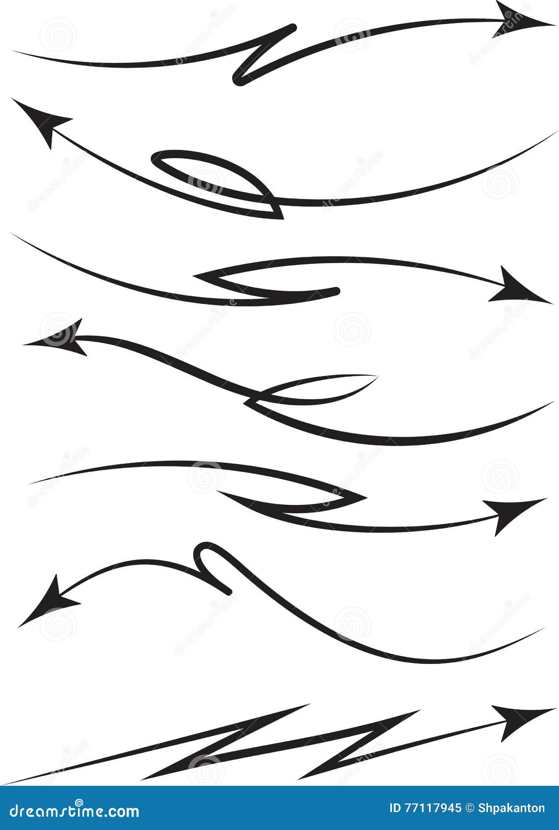 3d Coiled Arrows Vector Illustration | CartoonDealer.com #34604290