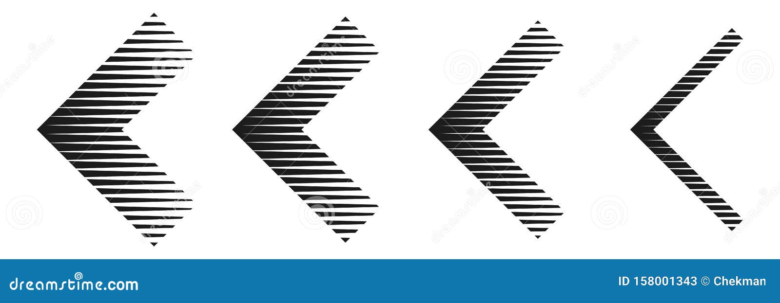 Set of Black Arrows. Vector Illustration Stock Illustration ... Set of Black Arrows. Vector Illustration Stock Illustration ...