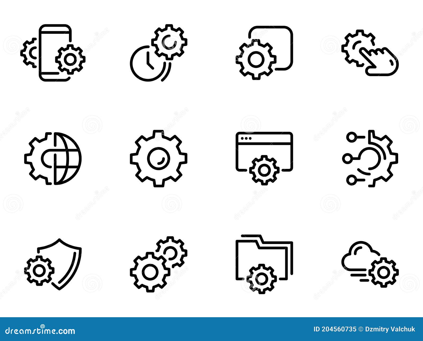 Technical Specifications Conformity Graphic Icon Cartoon Vector ...