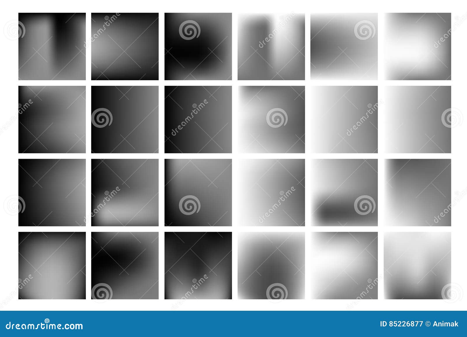 Blur Backgrounds Pack Cartoon Vector | CartoonDealer.com #49414901