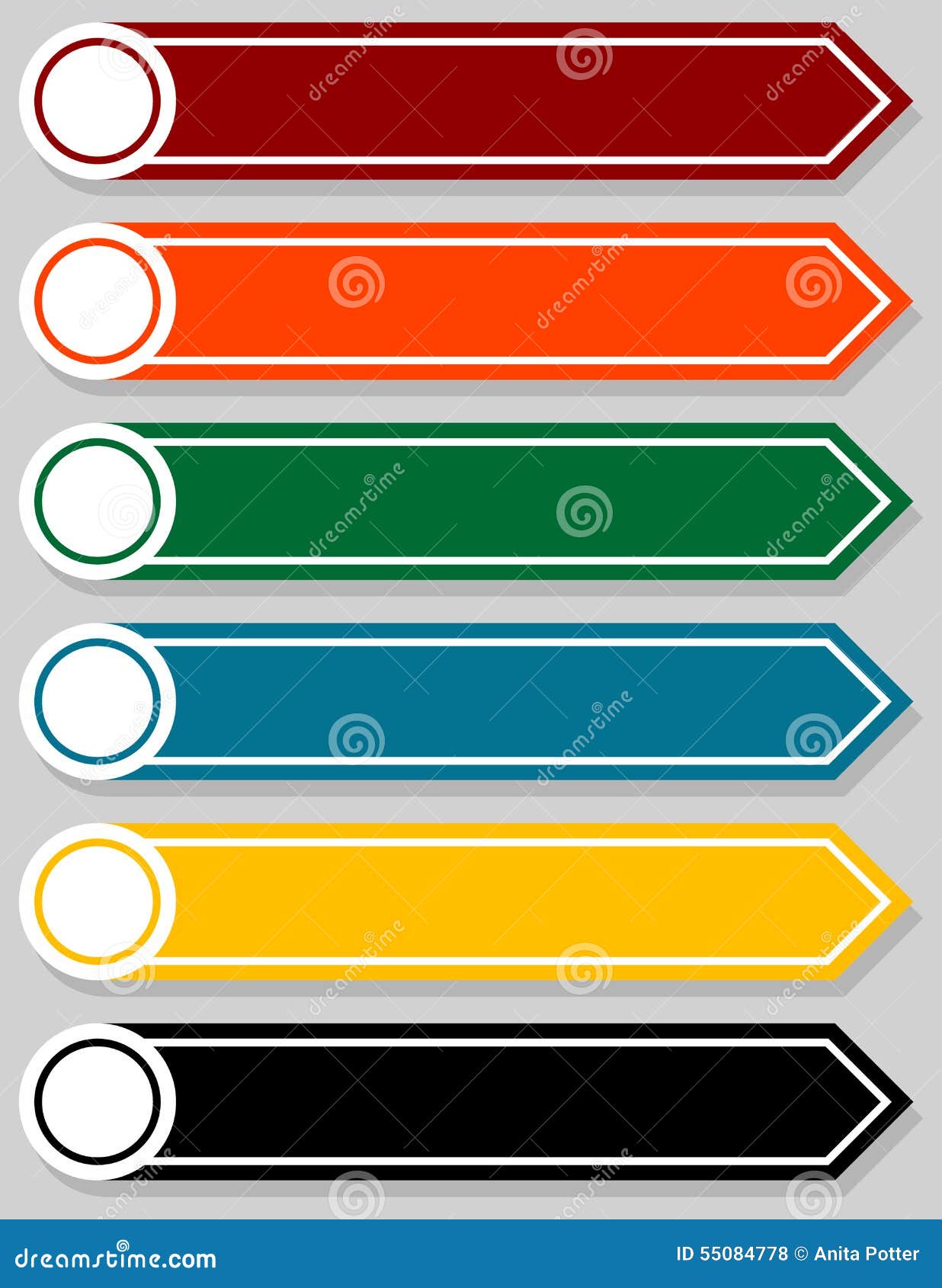 Infographic Pointers. Frame And A Text Box With The Extension Line And ...