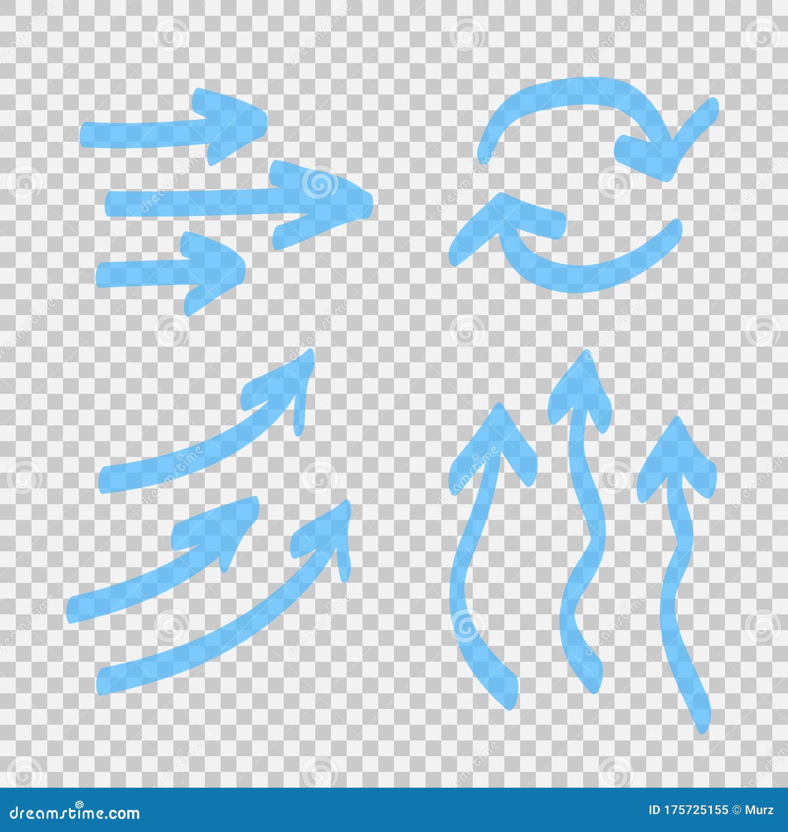 Set of Blue Arrow Isolated on Transparent Background Stock Vector ... Set of Blue Arrow Isolated on Transparent Background Stock Vector ...