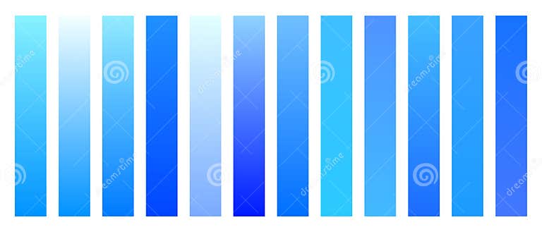 Set of Blue Color Shade Palette Backdrop for Presentation Stock Vector ...