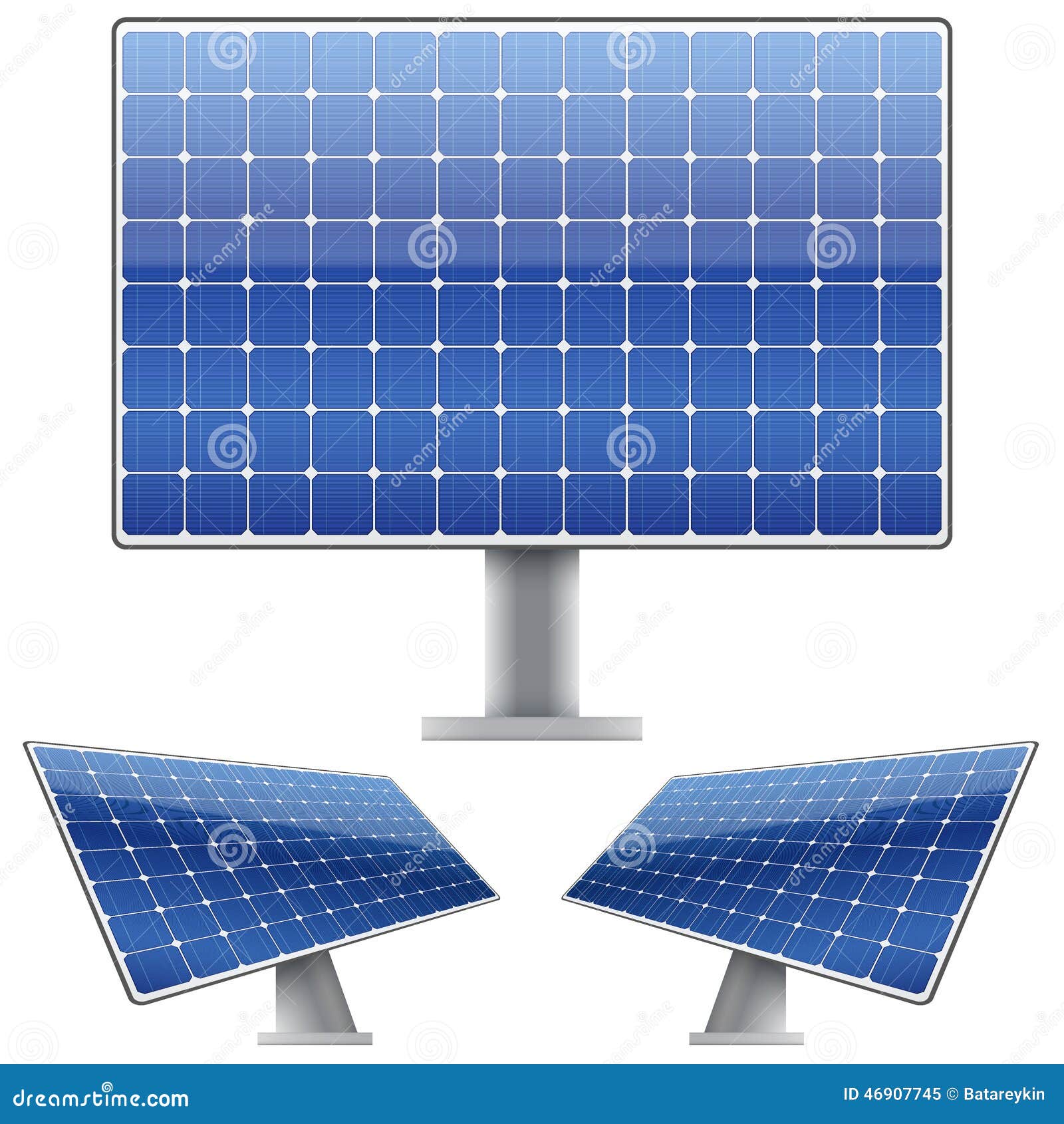 Electric Solar Battery Panels Royalty-Free Cartoon | CartoonDealer.com ...