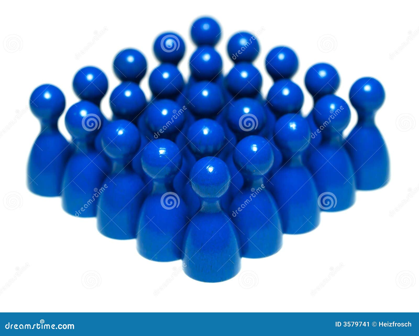 Set of blue game pieces stock image. Image of game, colour - 3579741