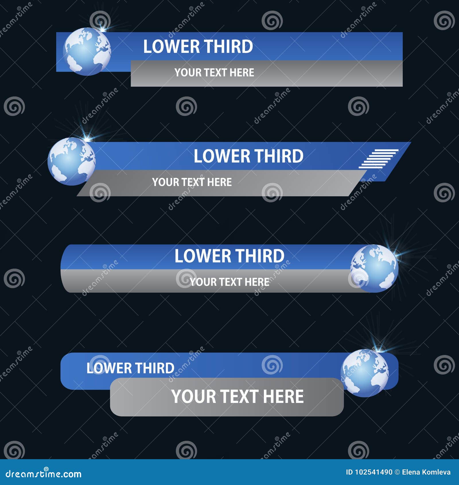 Lower Third Pack Royalty-Free Stock Photo | CartoonDealer.com #57832329