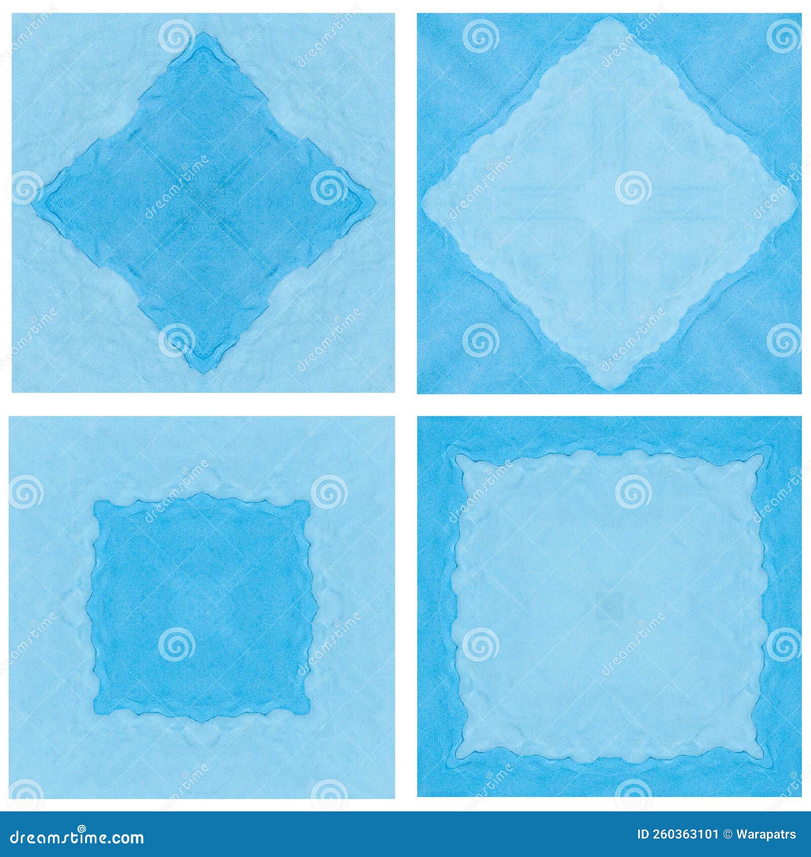 Set of Blue Plasticine Seamless Pattern Texture Background Stock ...