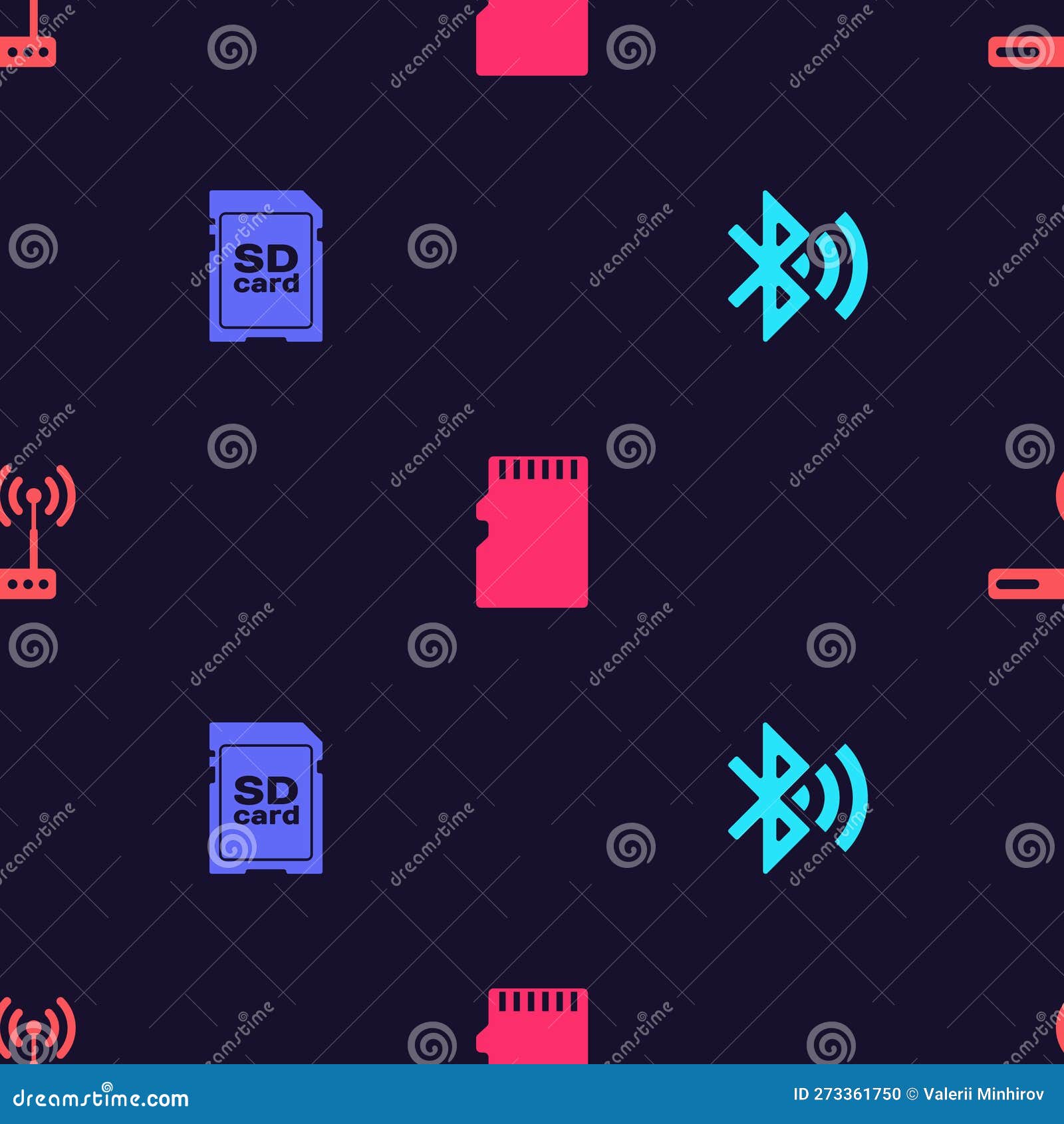 SD And Micro SD Memory Card Cartoon Vector | CartoonDealer.com #69355623