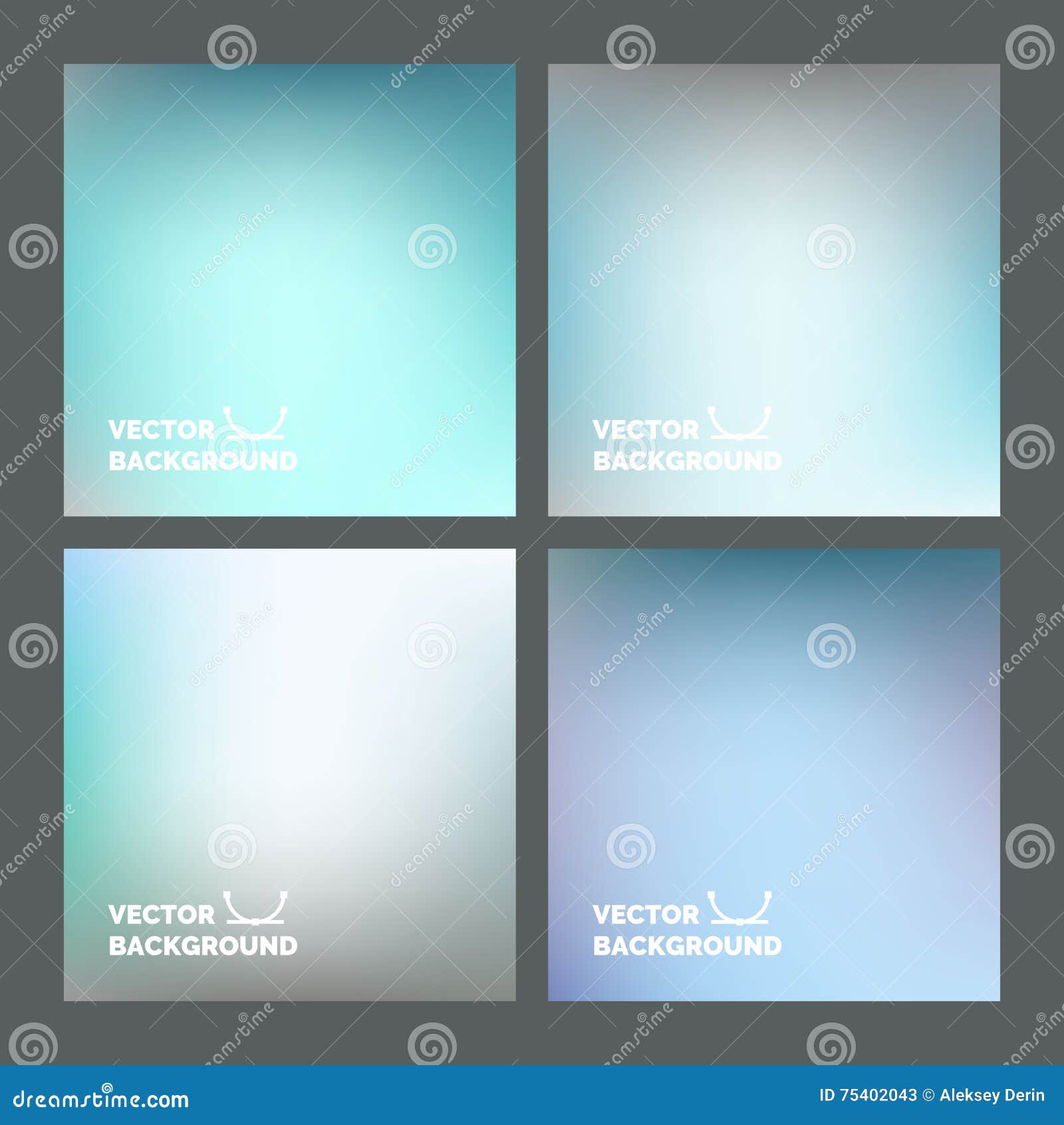 Set. Blurred backgrounds stock vector. Illustration of style - 75402043