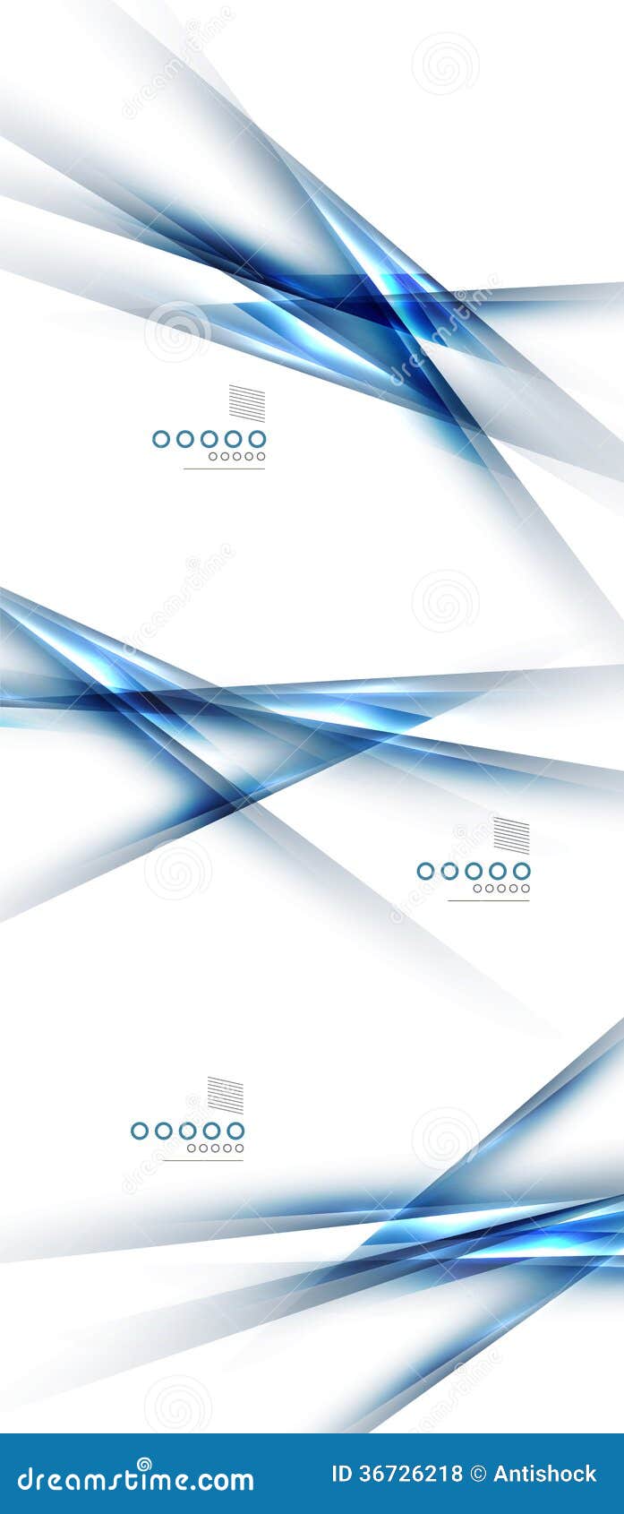Set of Blurred Color Shadow Lines Design Elements Stock Illustration ...