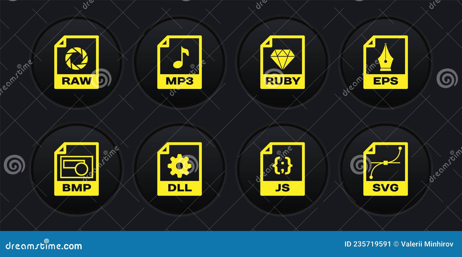 Set BMP File Document, EPS, DLL, JS, RUBY and MP3 Icon. Vector Stock ... Set BMP File Document, EPS, DLL, JS, RUBY and MP3 Icon. Vector Stock ...