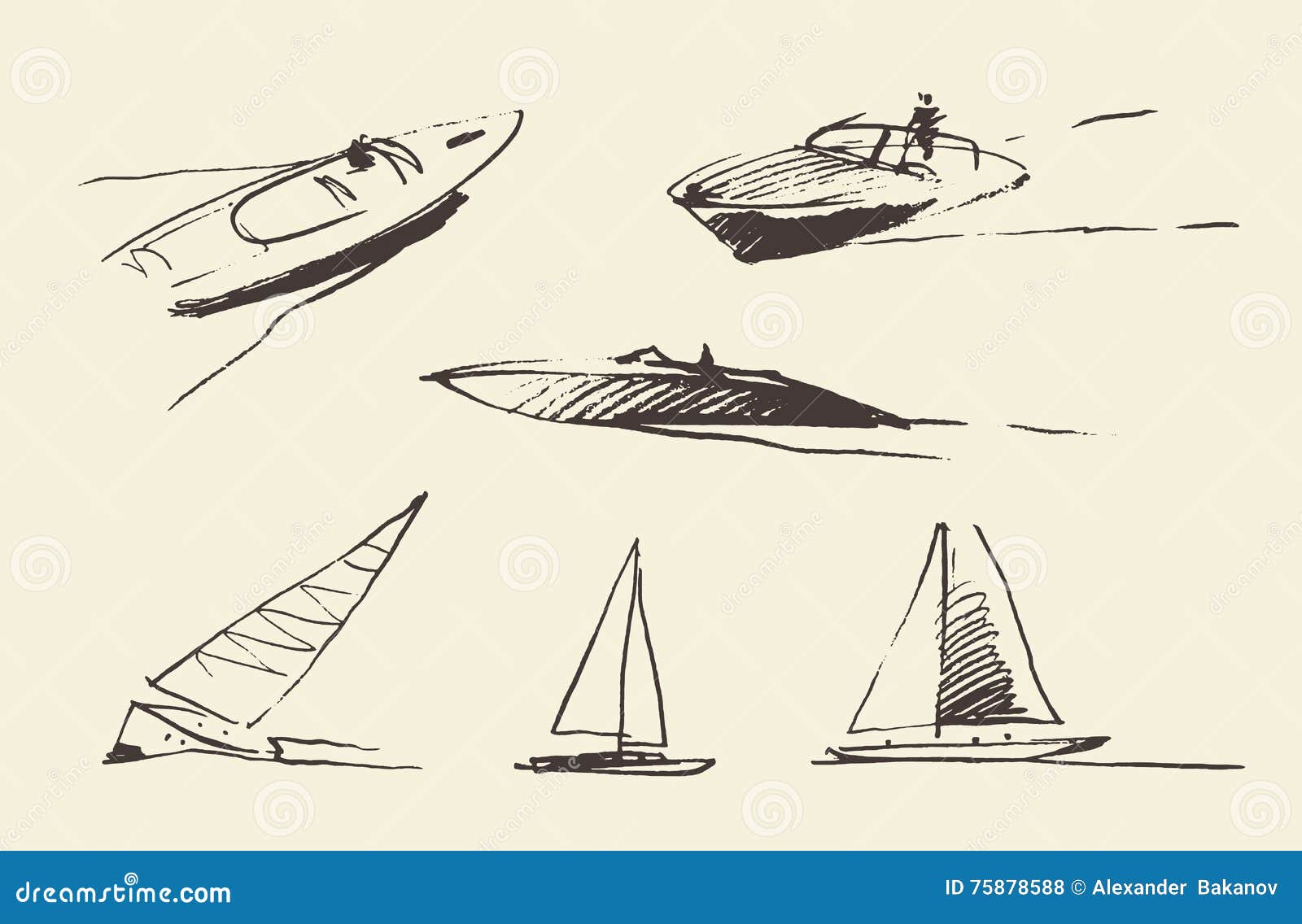 Barque Hand Drawing Engraving Style,Vintage Barque Isolate Cartoon ...