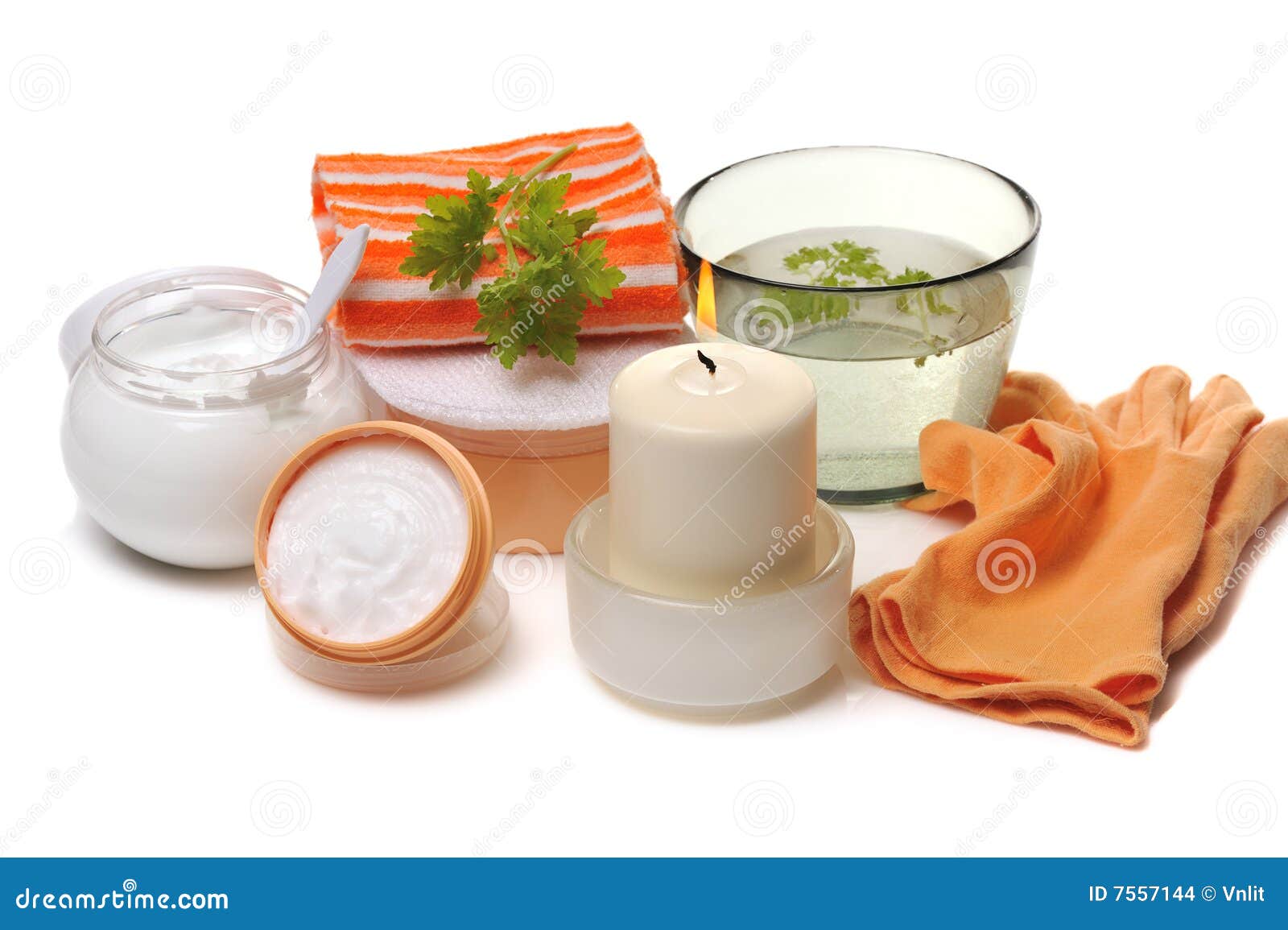 Set for body care stock photo. Image of aromatherapy, closeup - 7557144