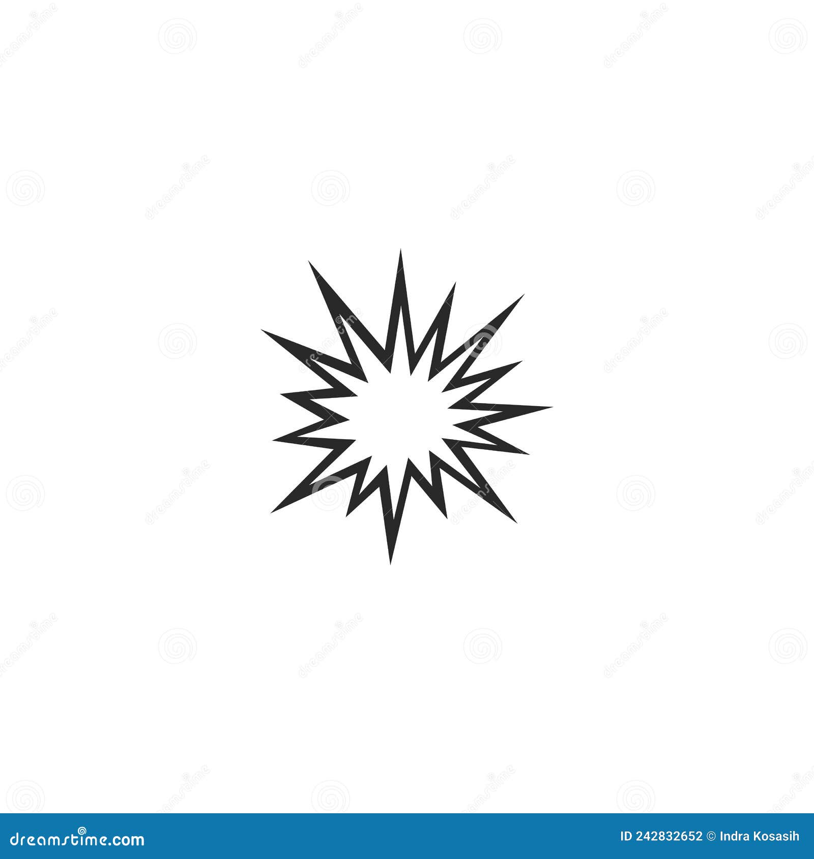 Set of Bomb Explosion Vector Logo Icon Illustration Stock Vector ...