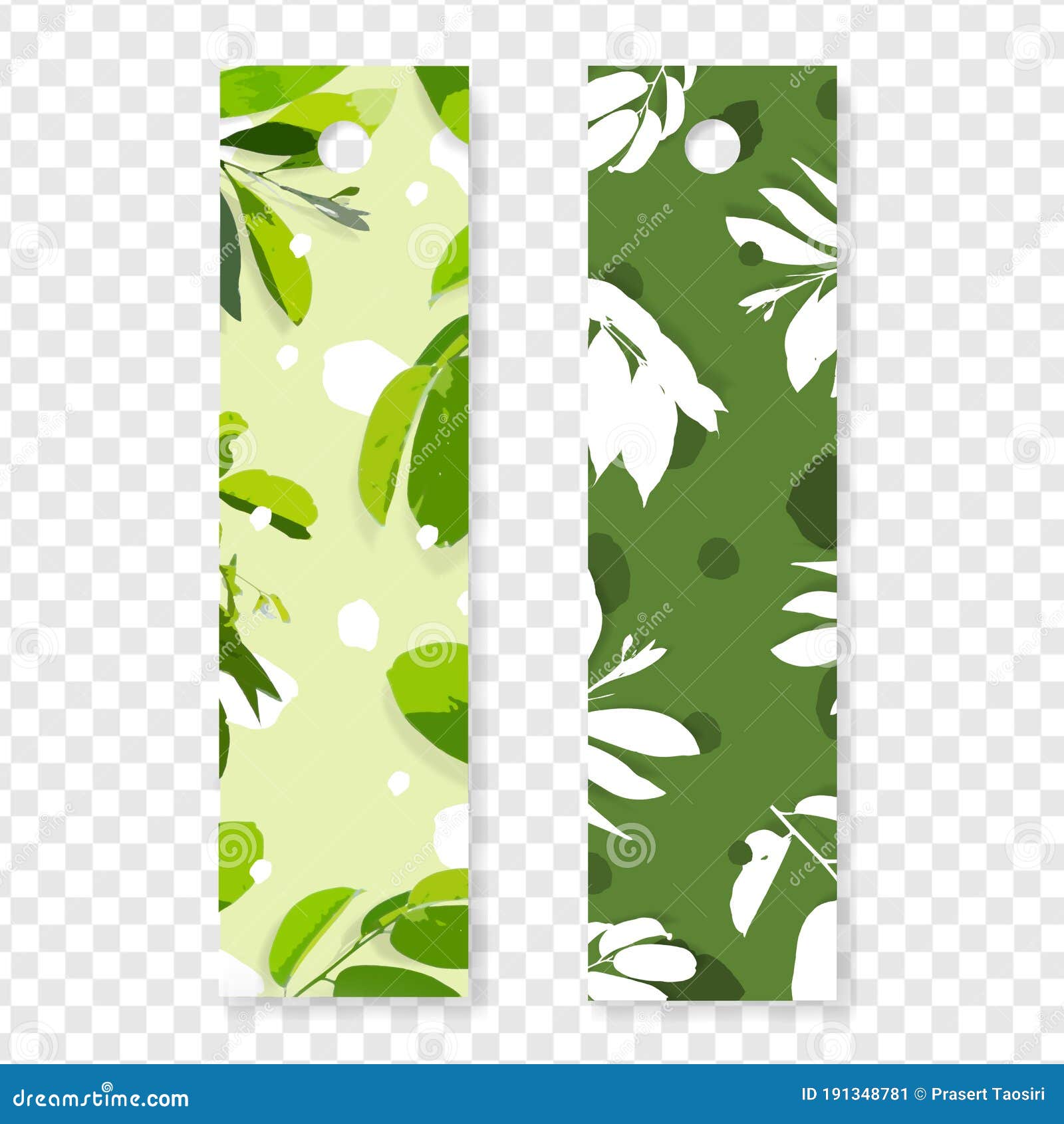 Set of Bookmark Design Illustration Stock Illustration - Illustration ...