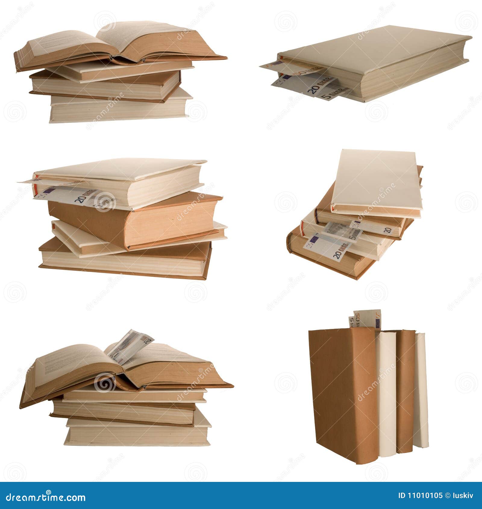 Set of books stock image. Image of library, close, isolated - 11010105