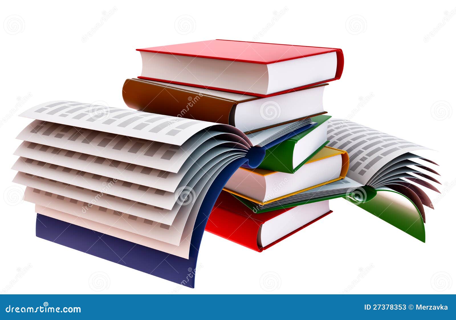 Set of books stock illustration. Illustration of file - 27378353