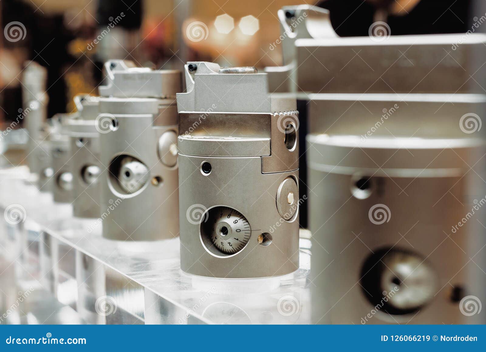 Set of Boring Heads for Modern CNC Machine Tools Stock Image - Image of ...