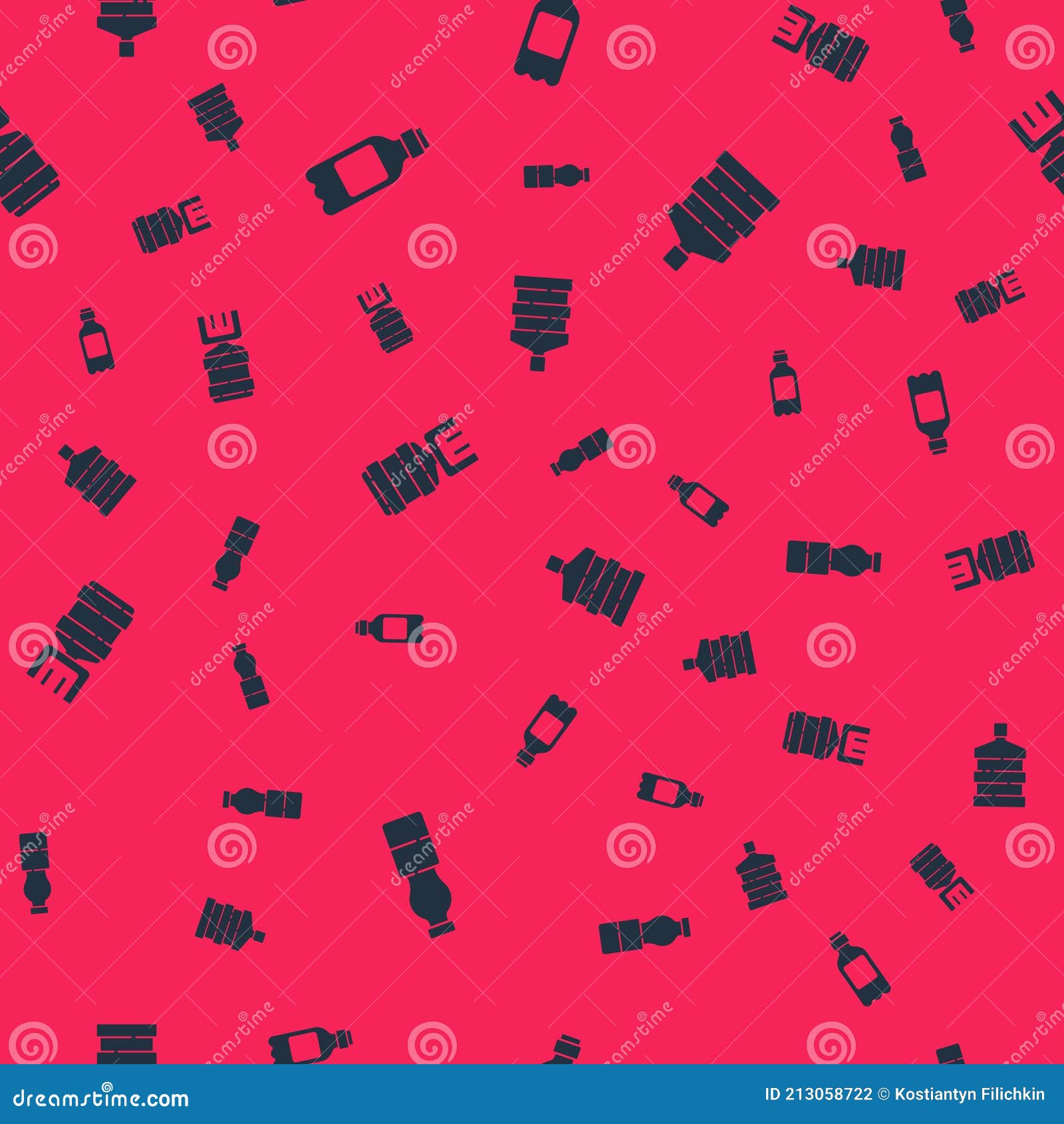 Set Bottle of Water, , Water Cooler and Big Bottle with Clean on ...