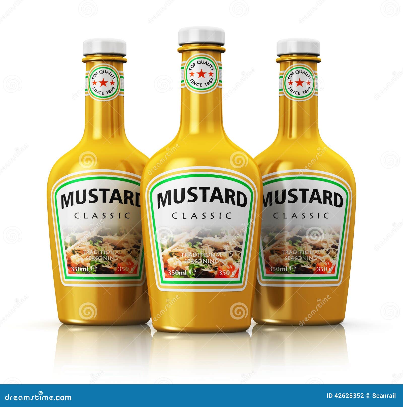 Yellow Mustard Seeds In Spoon - Healthy Food Royalty-Free Stock ...