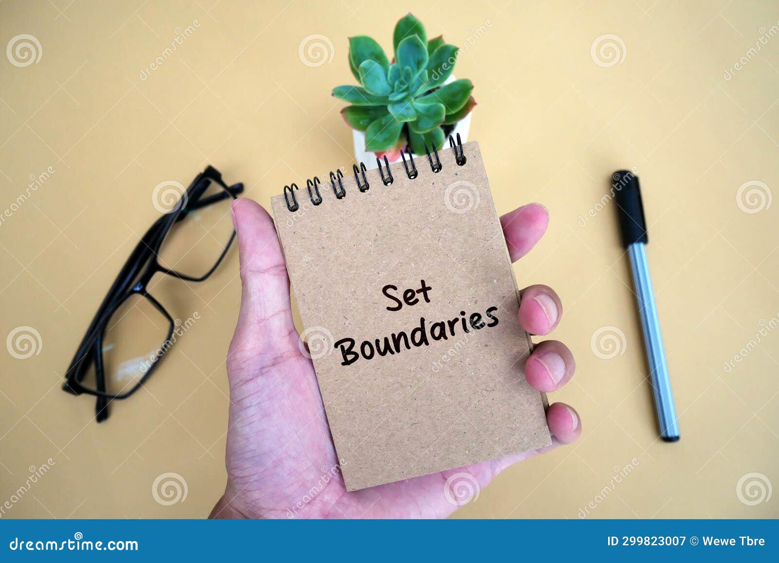 Set Boundaries, Typography of the Word Set Boundaries Written on a ...