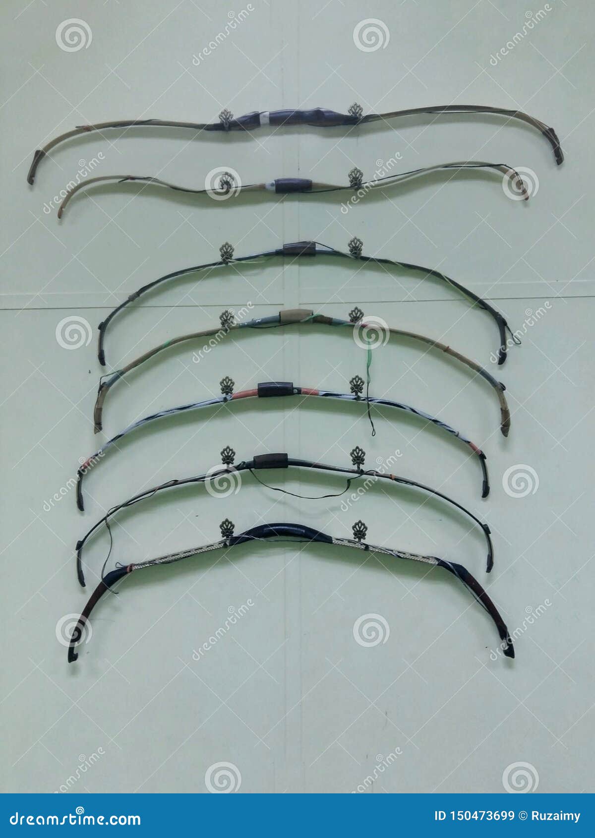 A set of bow stock image. Image of turkey, hanging, archer - 150473699