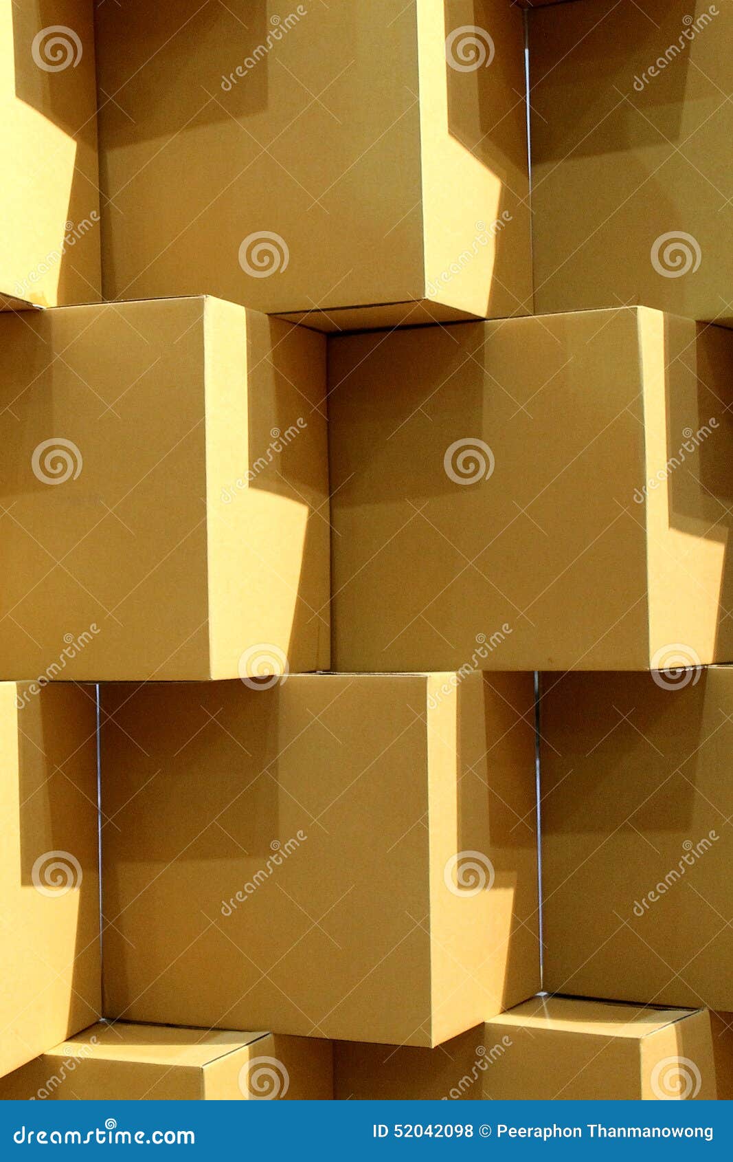 Set of box stock photo. Image of carton, packing, pack - 52042098
