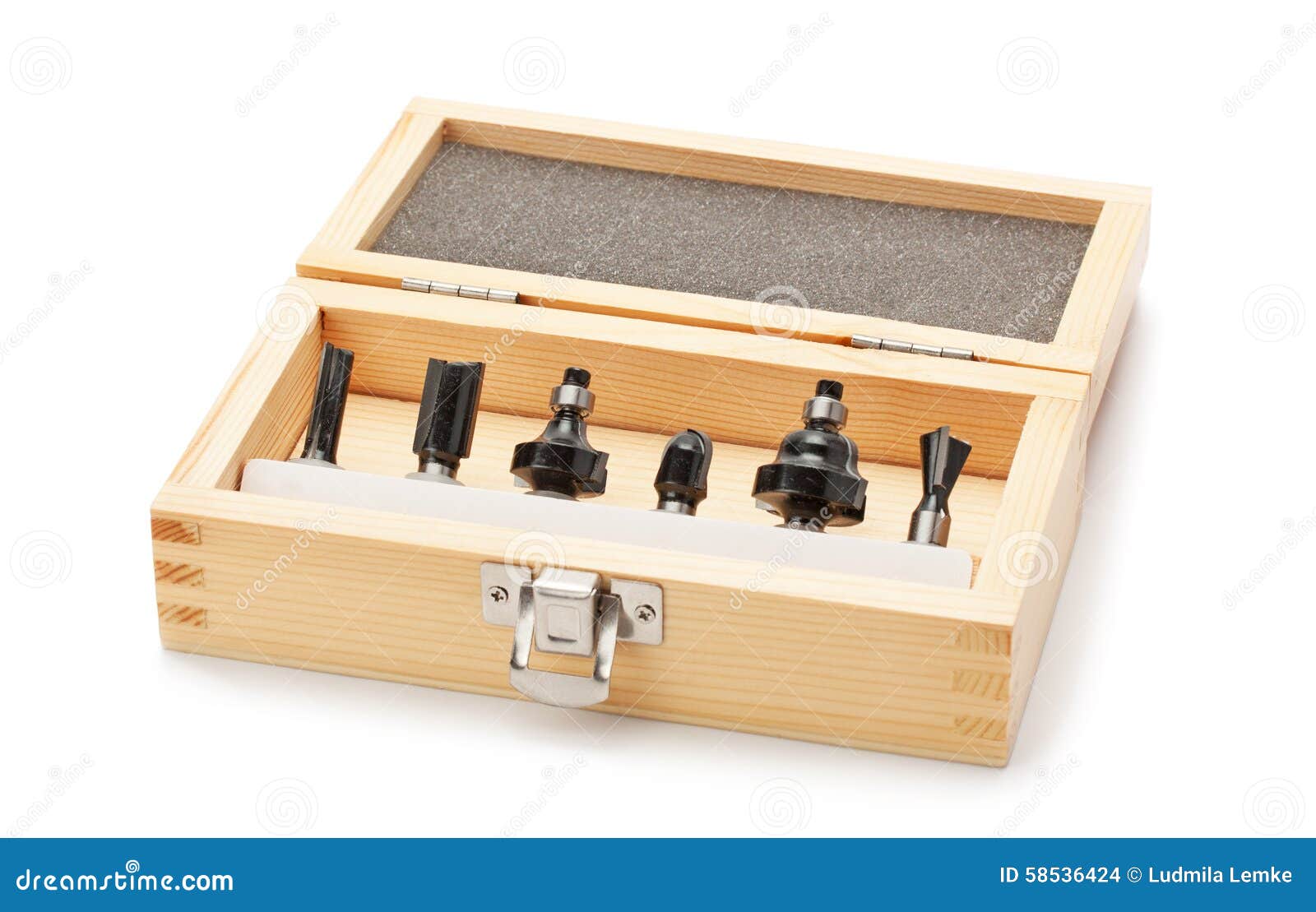 Set in a Box Milling Cutters Stock Photo - Image of mechanical ...