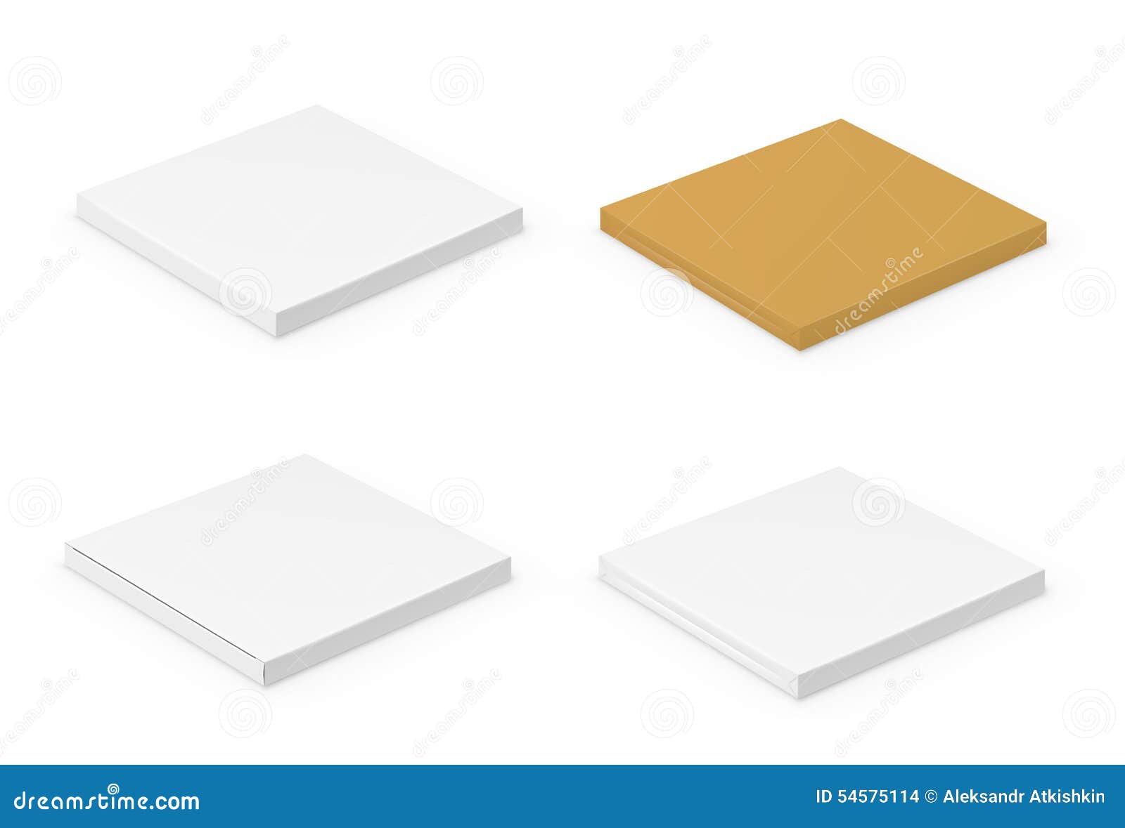 Set of boxes stock vector. Illustration of pack, blank - 54575114