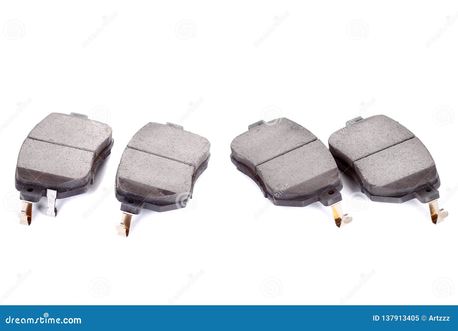 Set of brake pads stock image. Image of brakes, background - 137913405