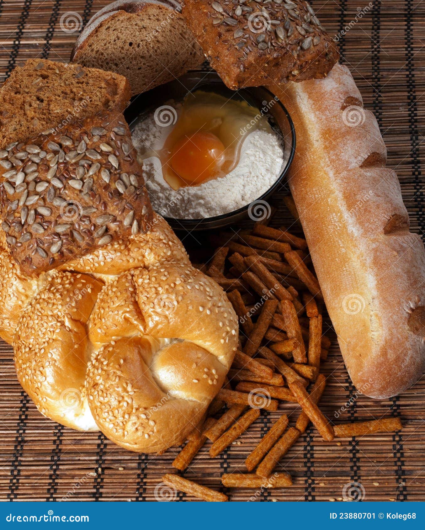 Set of bread stock image. Image of loaf, bread, freshness - 23880701