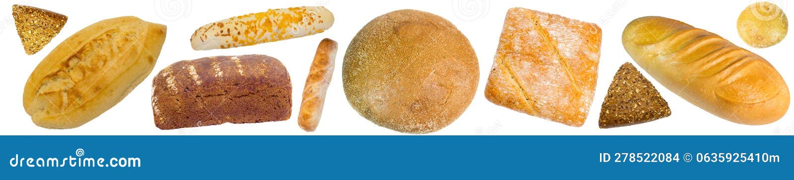 Set of bread, header. stock photo. Image of decorative - 278522084