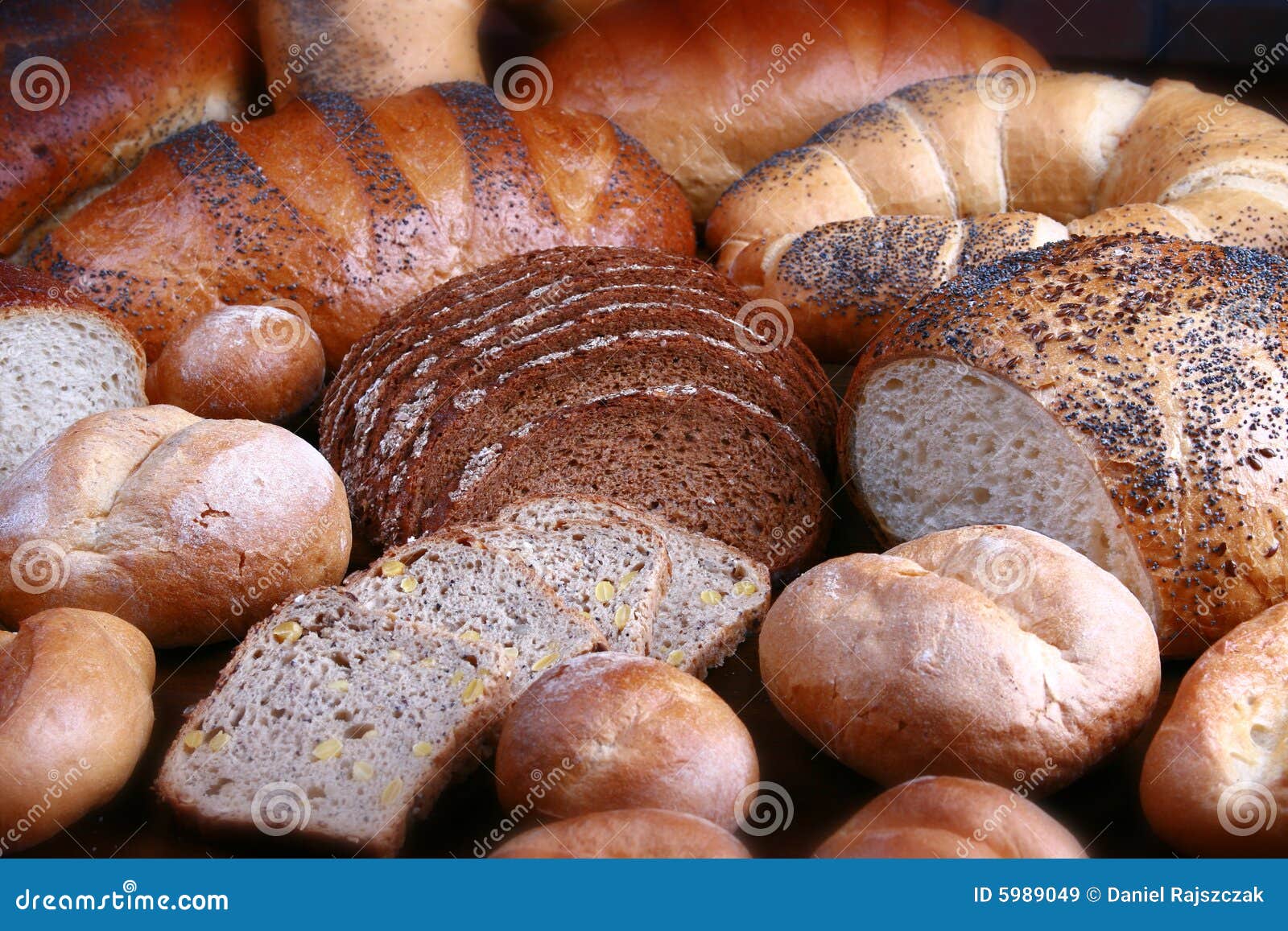 Set of bread-stuffs stock image. Image of bakery, life - 5989049