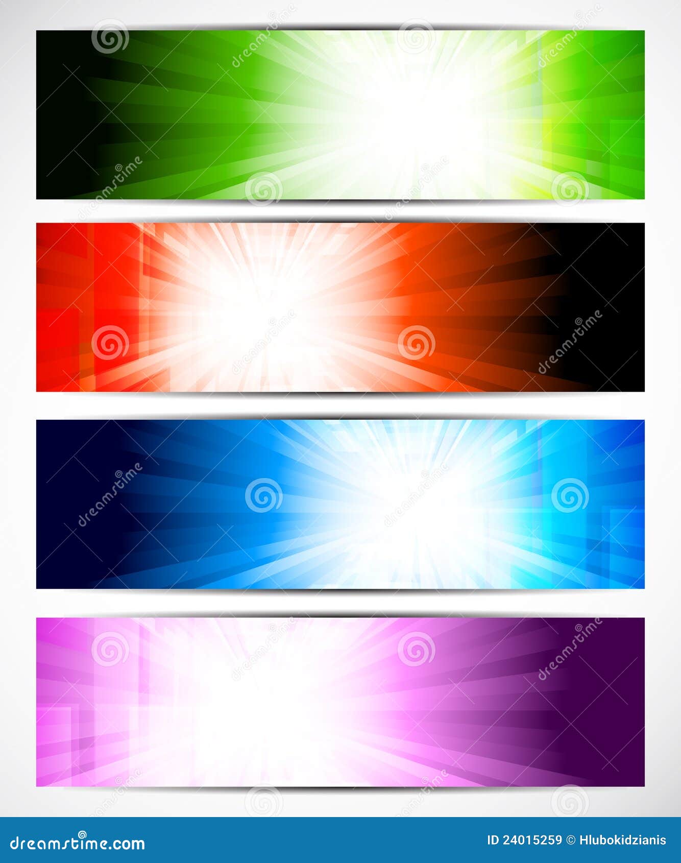 Set of bright banners stock vector. Illustration of background - 24015259