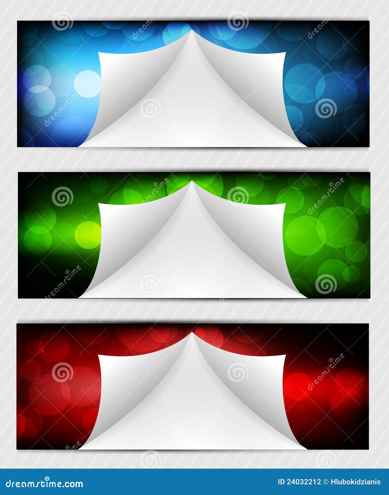 Set of bright banners stock vector. Illustration of collection - 24032212