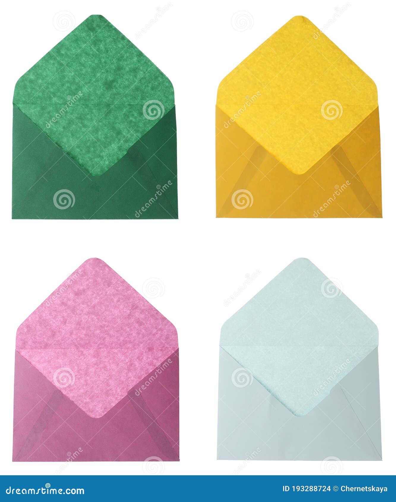 Set of Bright Envelopes on Background Stock Photo - Image of address ...