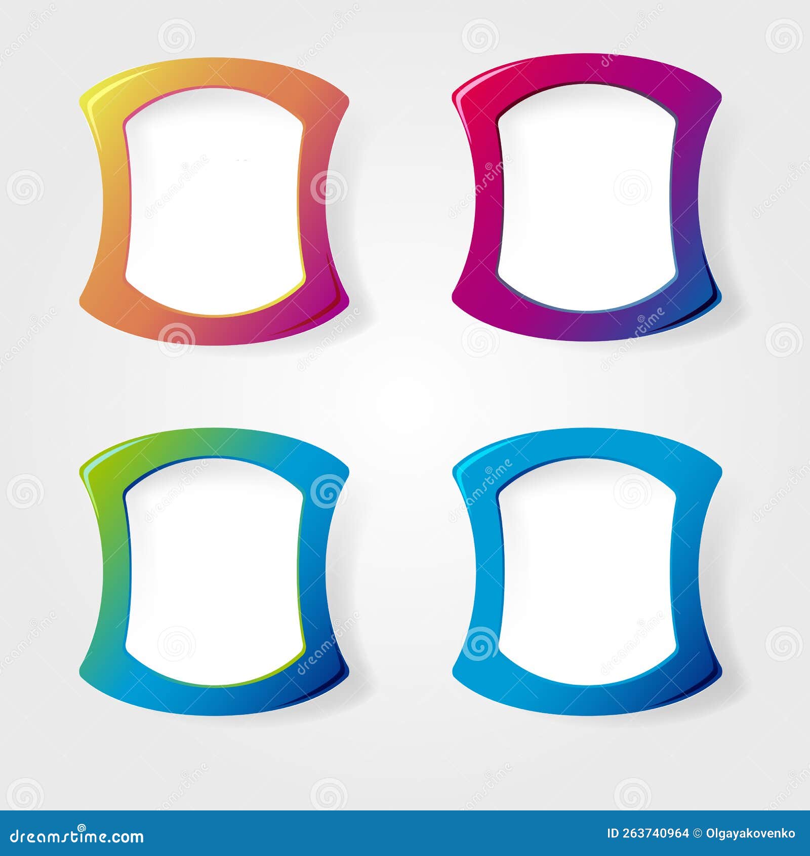 Set of Bright Labels. Vector Stock Vector - Illustration of concept ...