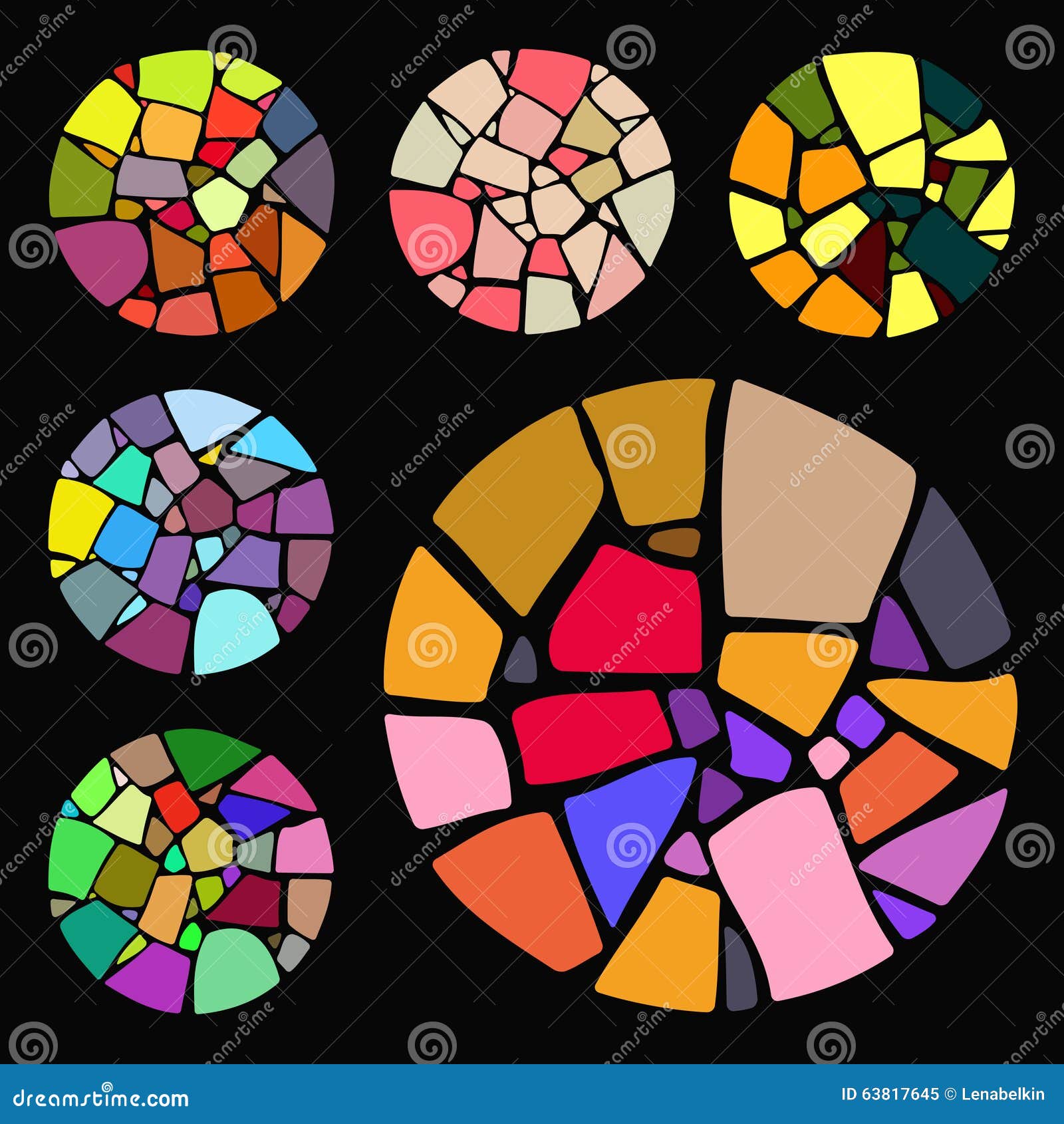 Mosaic Forms Stock Illustrations – 11,748 Mosaic Forms Stock ...