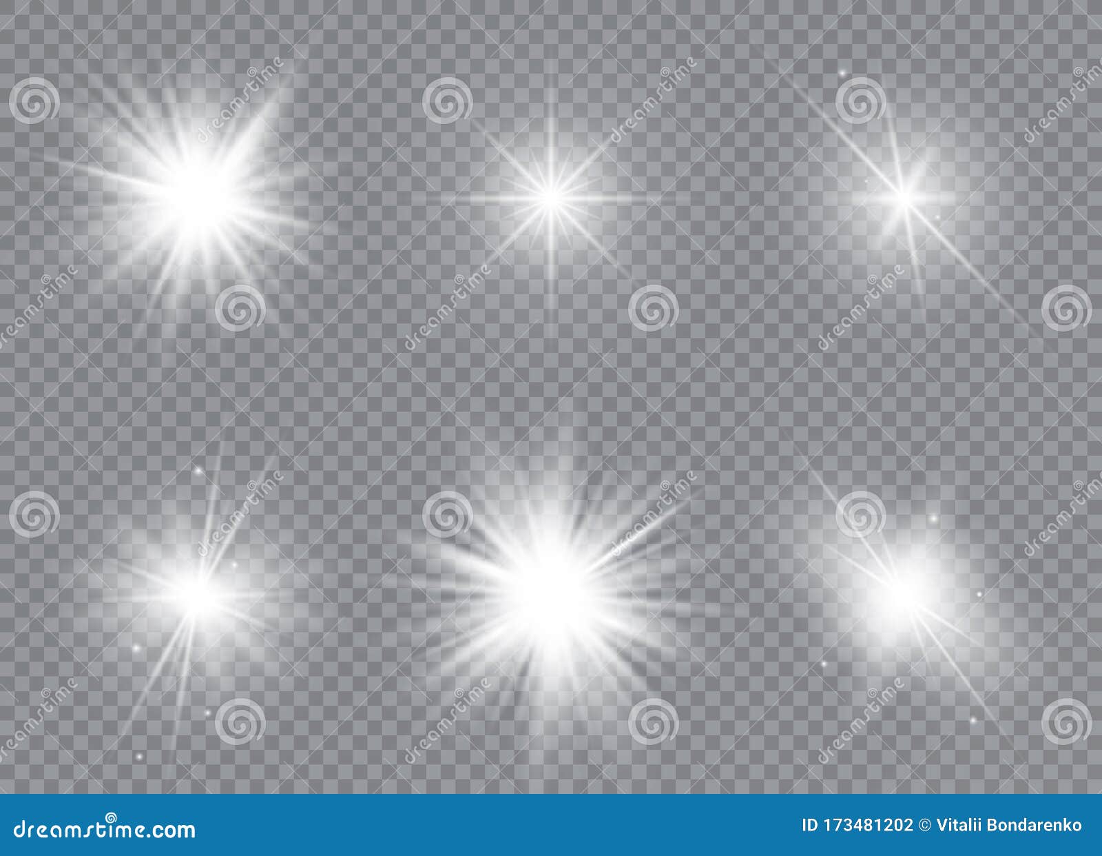 Sunlight Translucent Special Light Effect Design. Vector Blur In ...