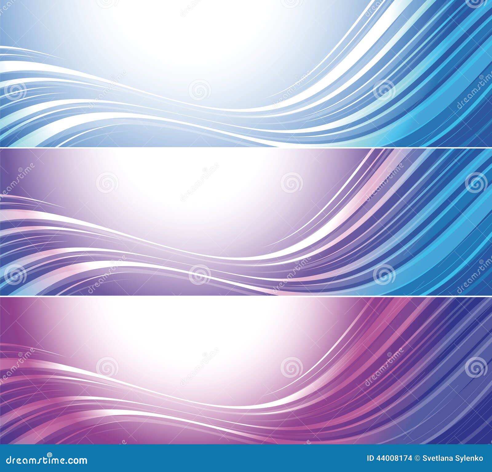 Set of Bright Technical Banners Stock Vector - Illustration of blue ...
